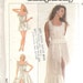 Simplicity 8660 1980s Misses Romantic Camisole Skirt and Teddy - Etsy