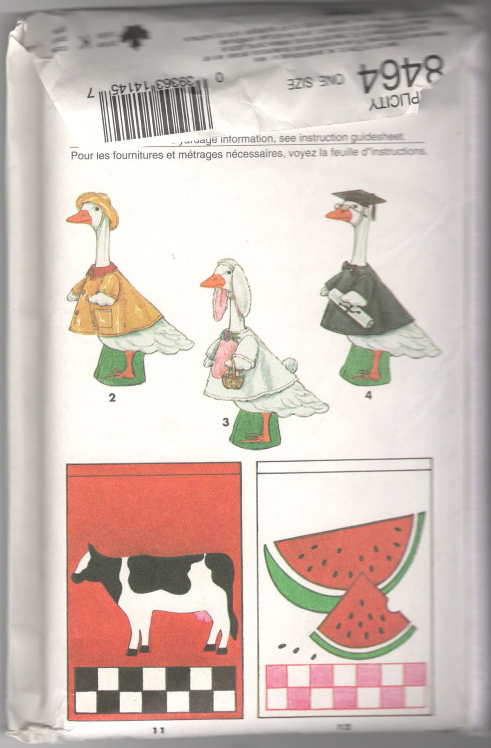 Simplicity 8464 22 26 Inch Lawn Geese CLOTHING Pattern for - Etsy