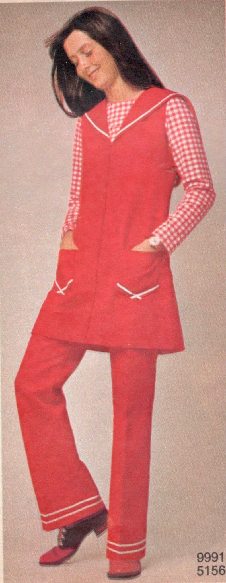 Simplicity 5156 Young Junior Sailor Style Dress Jumper Tunic - Etsy