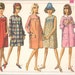 Simplicity 6386 1960s Misses Smock Dress and Reversible Hat Pattern ...