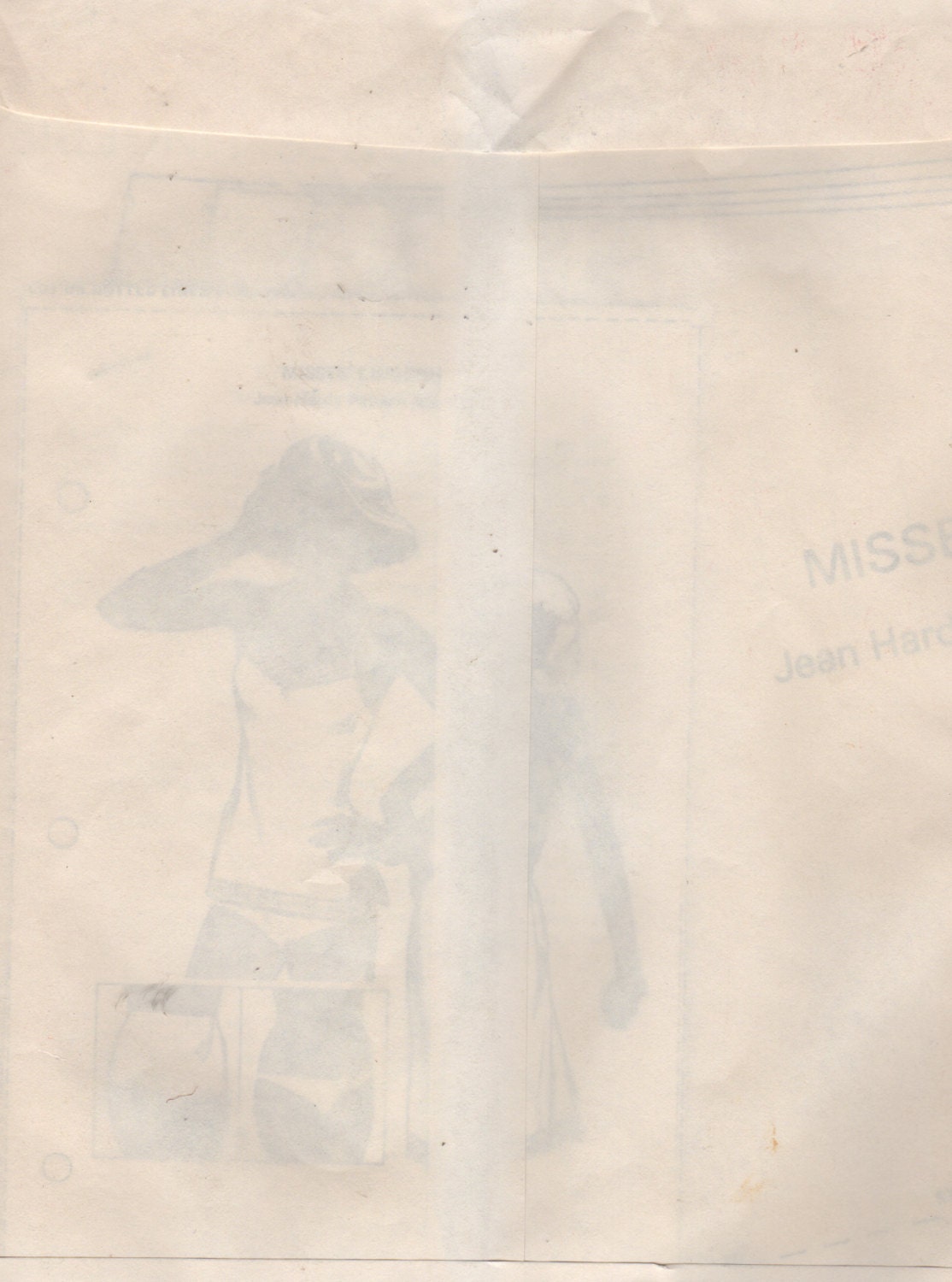 1970s Jean Hardy 820 Misses Lingerie Pattern Half Slip Camisole Bikini ...