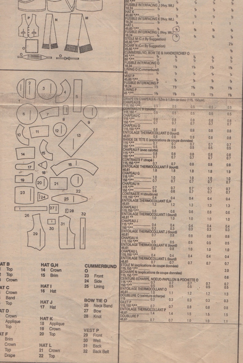 Butterick 3470 Unisex African Fashion Adult Accessories | Etsy