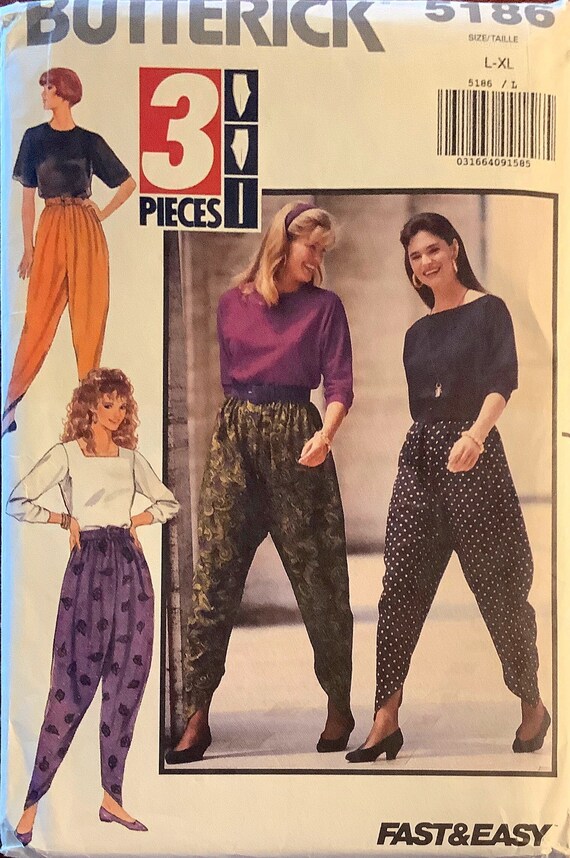 Tapered Harem Pants Pattern