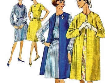 1960s Mccalls 9118 3 Armhole Dress Pattern 6 Versions Womens Vintage ...