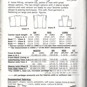 Revisions 5136 the Dragonfly 111 Designer Ethnically Inspired Jacket ...