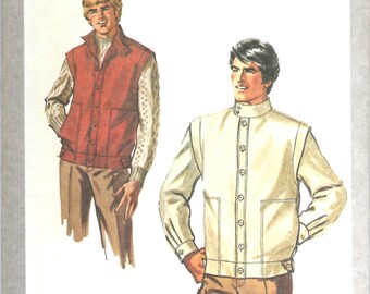 Simplicity 6785 1970s Mens Suit Pattern Trousers and Jacket Pants ...