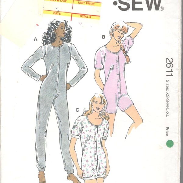 Long Johns Pattern - Etsy