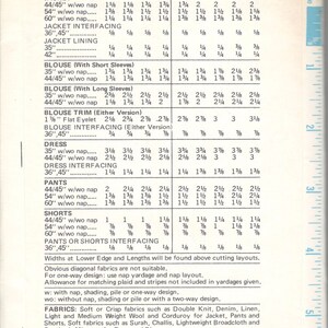 Butterick 3029 1970s Jr Misses Mod Dress Jacket Blouse Pants Shorts ...