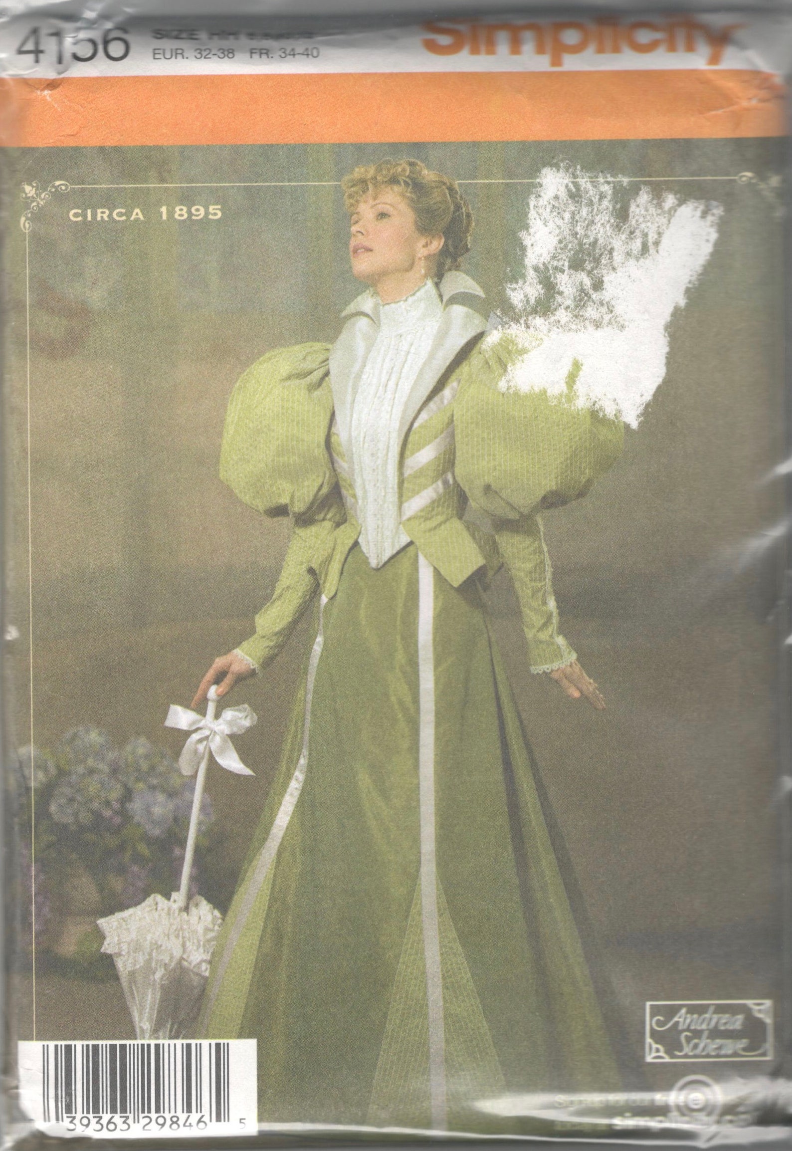 Simplicity 4156 Misses Gibson Girl Costume Pattern 1800s | Etsy