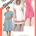 1980s Simplicity 7427 or Simplicity 5921 Pullover Sun Dress Pattern ...