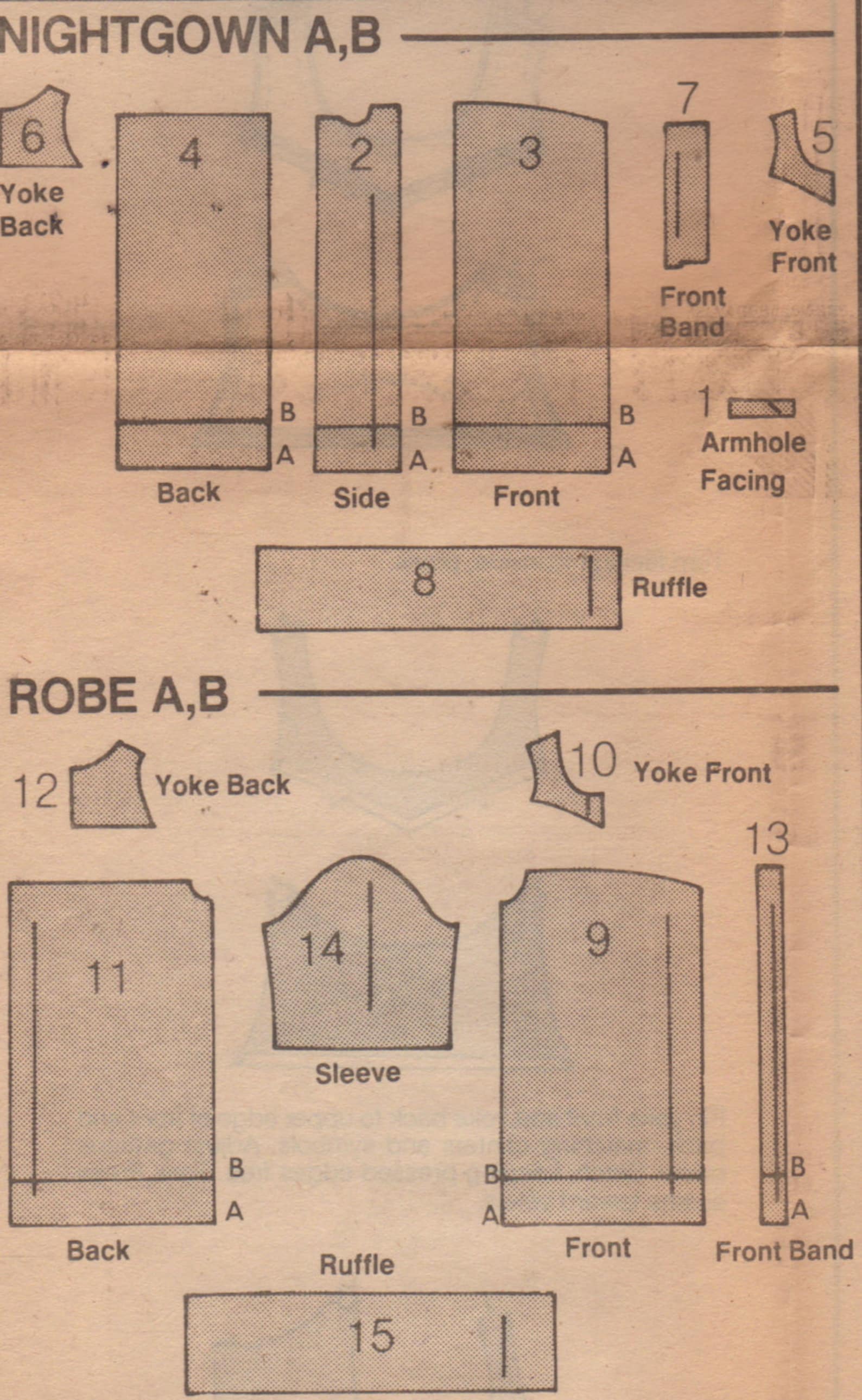 Butterick 4864 1980s EILEEN WEST Misses Nightgown and Robe - Etsy