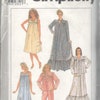 1970s Butterick 5703 Misses Empire Nightgown Strapless Evening Dress ...