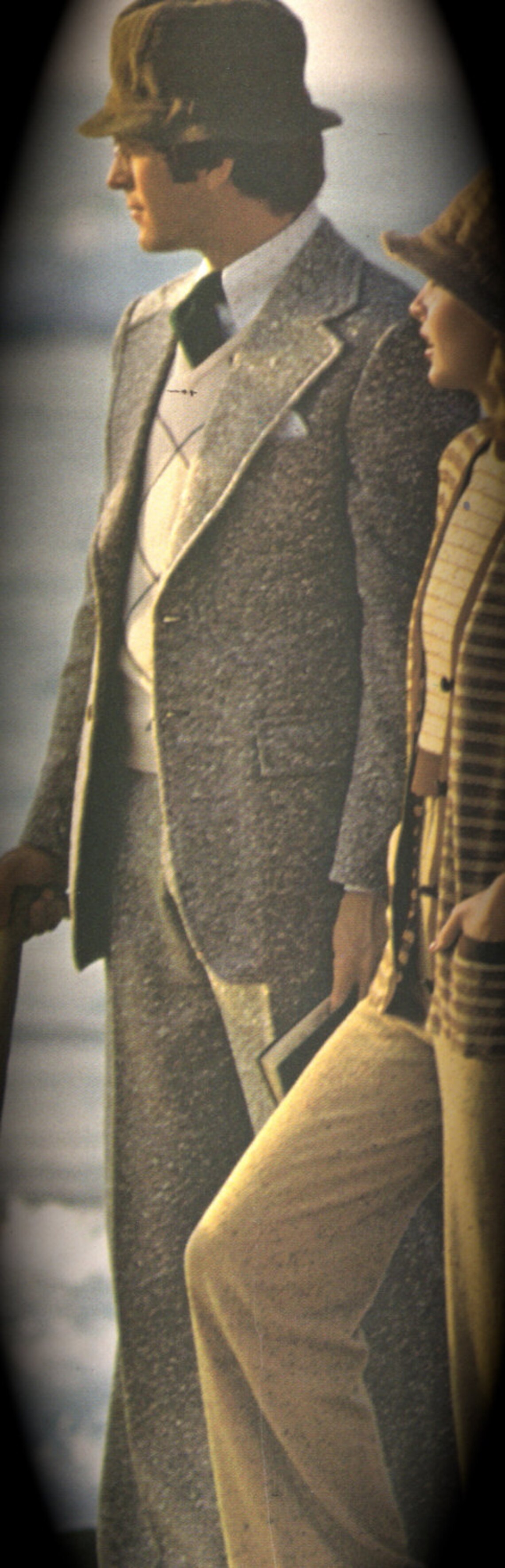 Vogue 8358 1970s Mens Lined Jacket and Vest Pattern Great as Formal ...