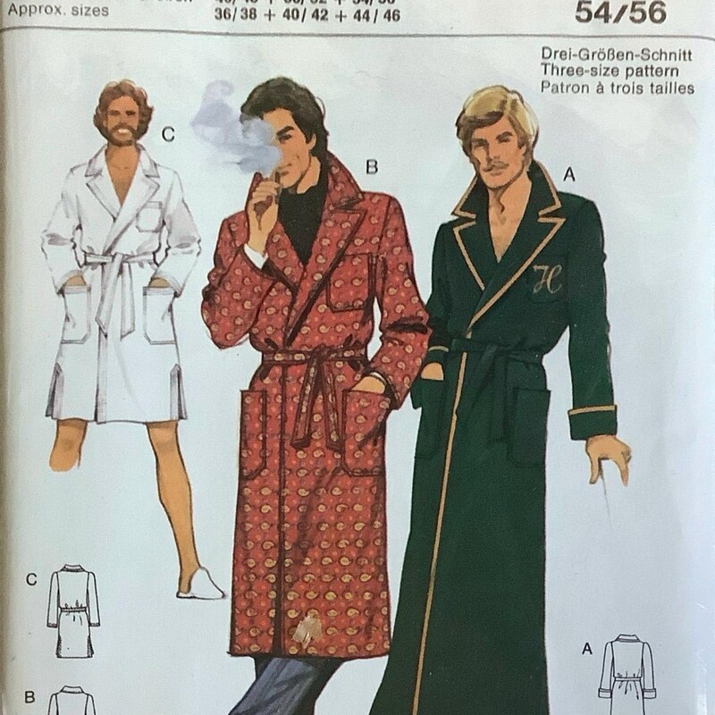 Notched Collar Robe - Etsy