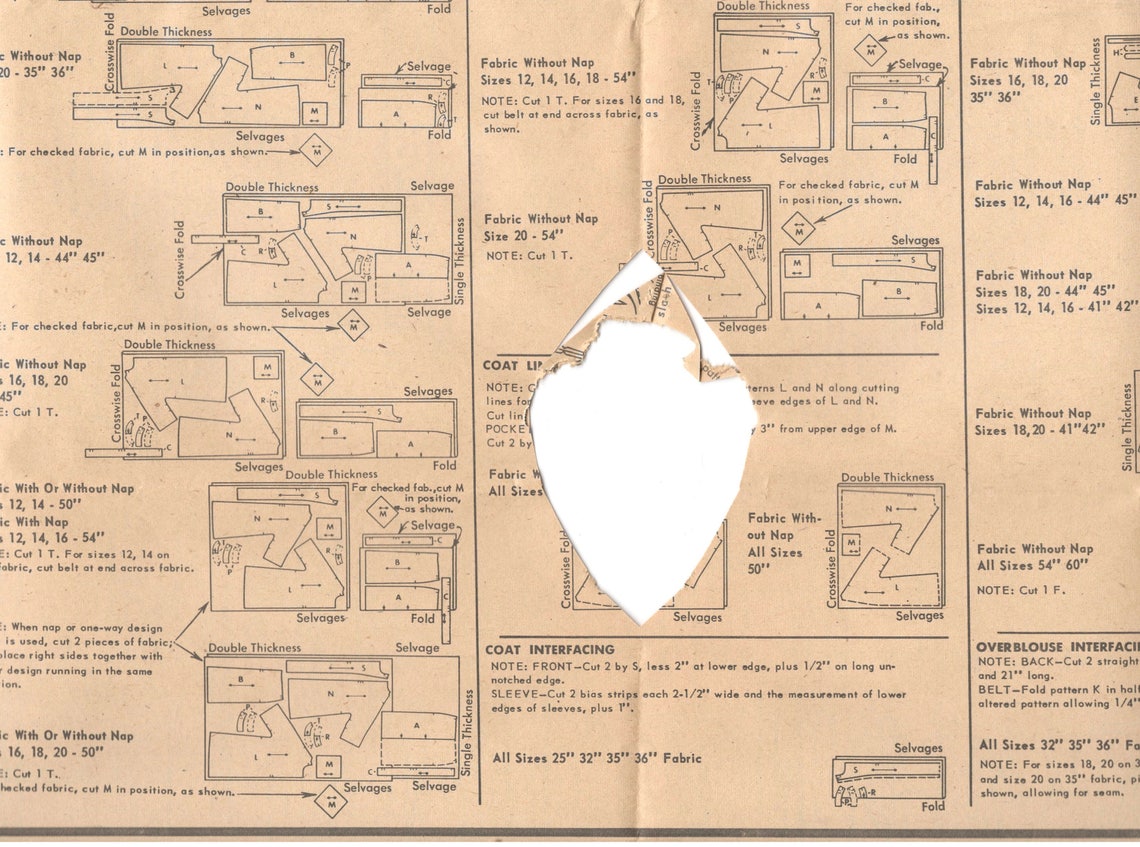 1960s Simplicity 4159 Misses Coat and Blouse Pattern Womens | Etsy