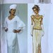 Butterick 4605 Misses Wedding Top Skirt Detachable Train and Hat ...