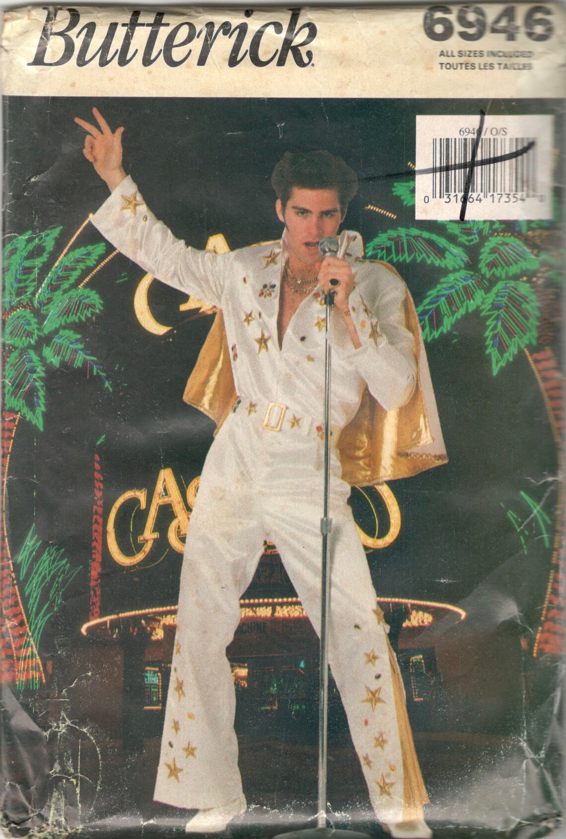 Butterick 6946 Mens Elvis Costume Pattern Viva Las Vegas - Etsy