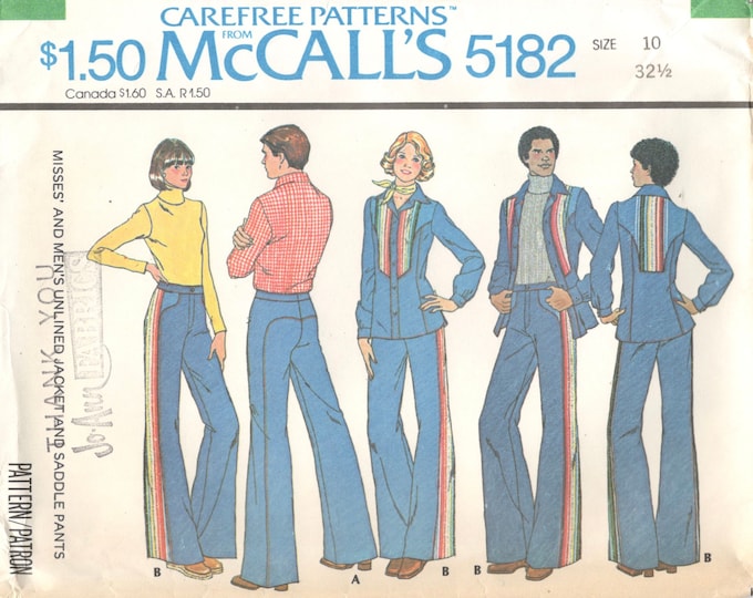 Simplicity 6659 1970s Misses Designer Wrap Top Skirt Wide Leg Pants ...