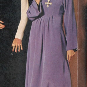 Simplicity 6044 1970s Misses Pullover Tucked Caftan Top and Pants ...