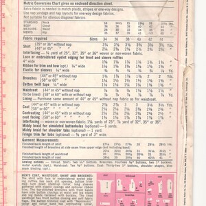 Simplicity 6741 Military 1700s Reenactment Costume Pattern Mens ...