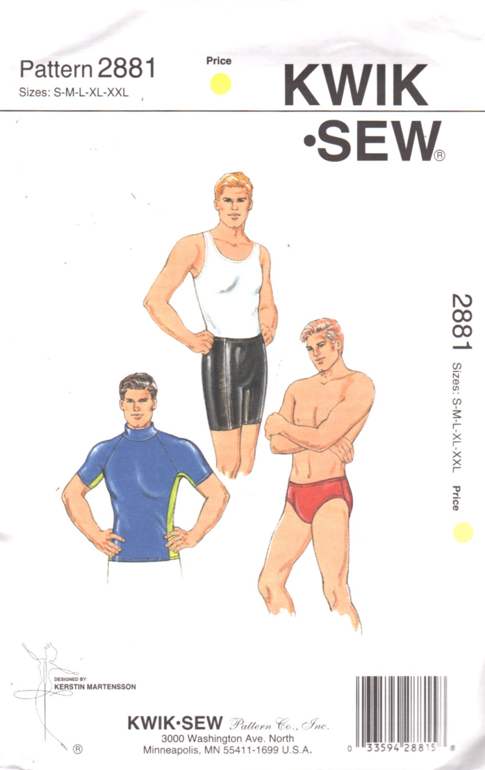 Sport Shirt Tank Top Shorts Swim Trunks Pattern Adult Teen Kwik Sew ...