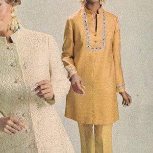 Simplicity 7994 Tunic Dress and Pants Pattern Nehru Collar Far East ...