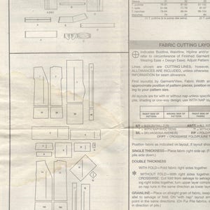 UNCUT Butterick 6698 Wrap Robe Obi Sash Butterick P451 Yukata Kimono ...