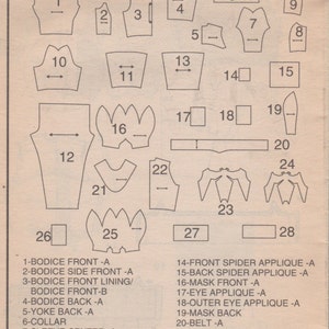 Simplicity 7241 Childs SPIDERMAN and VENOM Costume Pattern Marvel Comic ...