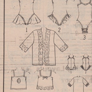 Simplicity 8393 80s Lingerie Pattern Kimono Tap Shorts - Etsy