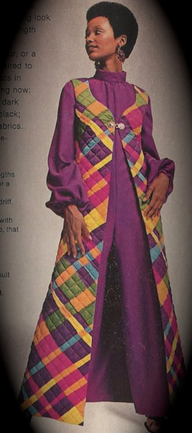 Simplicity 9720 1970s Misses Tunic Vest and Jumpsuit Pattern | Etsy