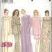 Simplicity 9012 Pajamas Nightgown and Robe Pattern Vintage 1990s Womens ...