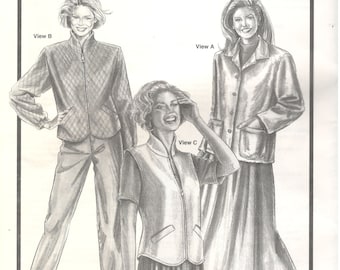 Simplicity 9928 1990s Misses Pullover Nightgown and Robe Pattern Womens ...