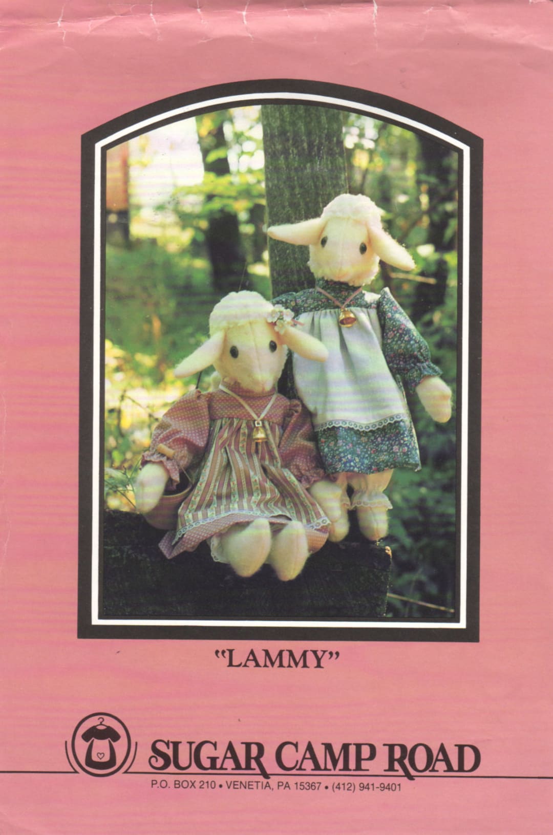 Lammy Lamb Doll and Lamb Doll Clothes Pattern 11 Inch Sugar Road Camp ...