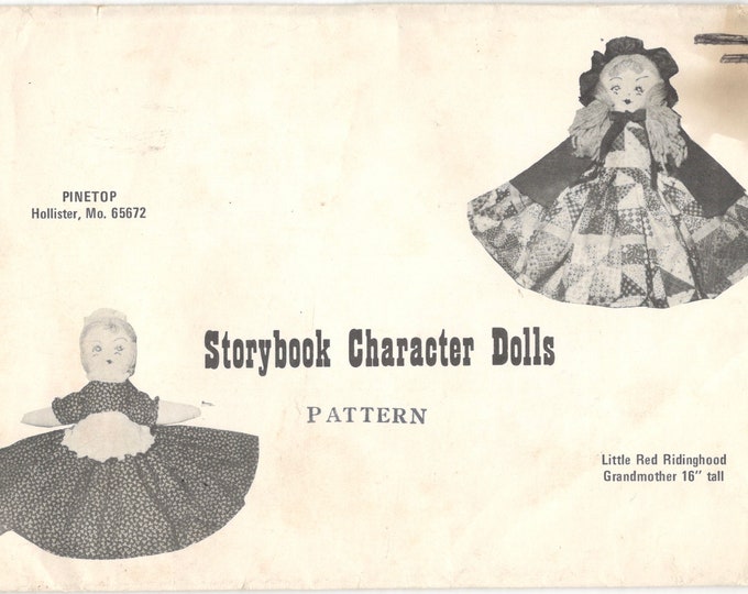 Simplicity 5943 1960s Set of GONKS Pattern Dolls Fred Gone Eskimo ...
