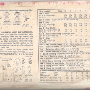 Simplicity 6832 Misses Western Dress Bonnet Waist Cincher Pattern ...