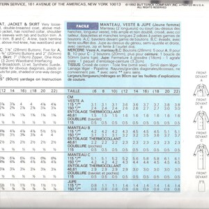 Butterick 6416 Misses Afrocentric Essence Double Breasted Trench Coat ...