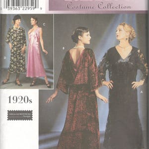 Simplicity 8739 1920s Dress Pattern Great Gatsby Downton Abbey Flapper ...