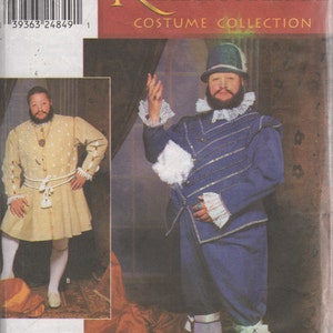 Simplicity 9633 King Henry VIII Mens Renaissance Costume Pattern ...