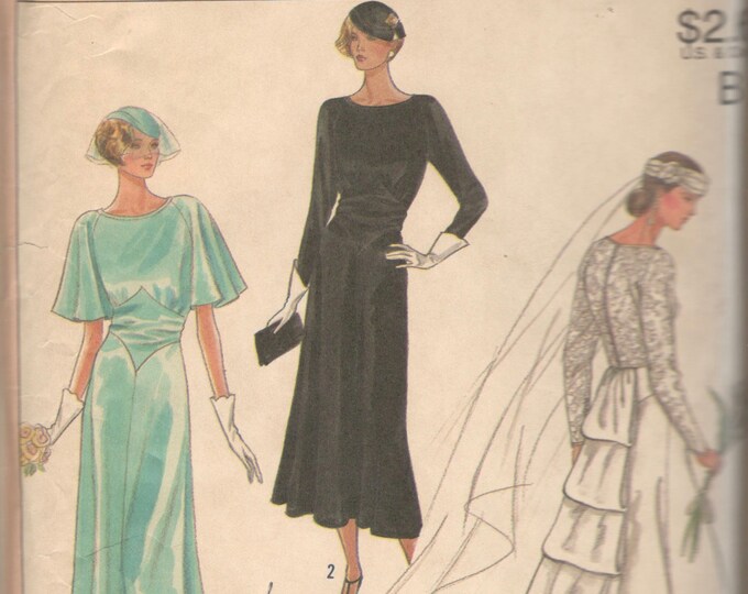 Simplicity Pattern 8596 Misses' Gown With Train Option - Etsy