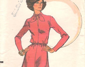 Simplicity 5010 1970s Misses Oriental Cheongsam Dress Pattern Keyhole ...