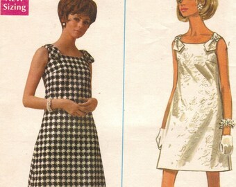1960s Butterick 5368 Whirl Away Dress Pattern Wrap Dress Scoop Neck ...