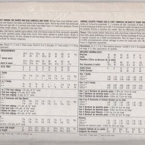 Simplicity 8393 80s Lingerie Pattern Kimono Tap Shorts - Etsy