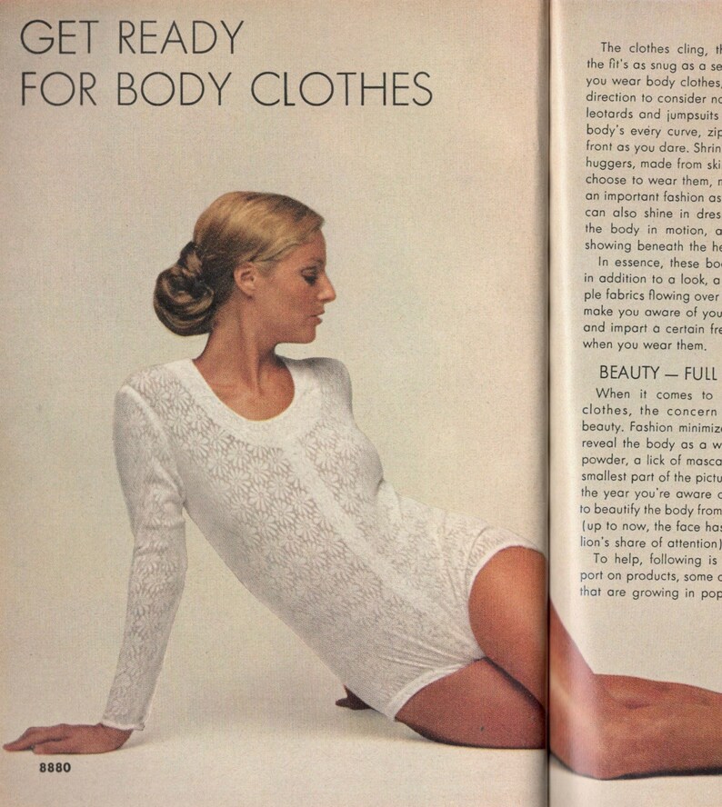 Simplicity 8880 1970s Misses Set of Body Suits Pattern Mini - Etsy