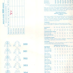 Authentic 304 Mens Western Shirt YOKE Pattern Shaped Yoke Adult 1970s ...