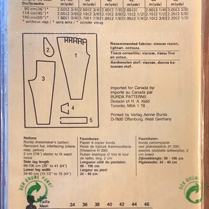 Burda 5157 Misses Harem Pants Pattern Drop Crotch Sarouel Womens Easy ...