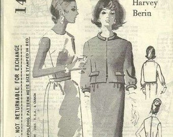Simplicity 5362 1960s Simple to Sew Shift Dress Pattern With Transfer ...
