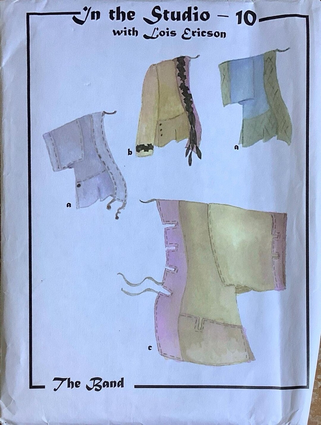 In the Studio 10 the Band Curved Front Bands Jacket Pattern 3 Looks ...