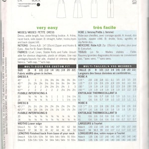 Butterick 6637 Misses African Essence Dress Pattern Very Easy Racer ...