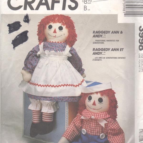 Raggedy Ann Pattern - Etsy