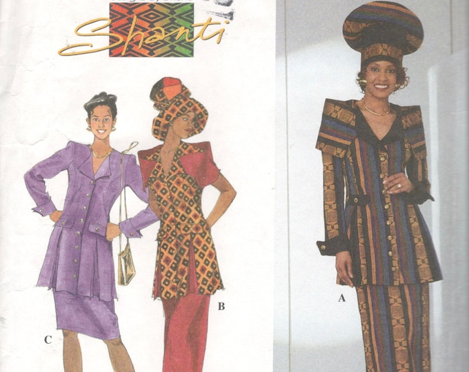 Butterick 3470 Unisex African Fashion Adult Accessories Pattern Hat ...